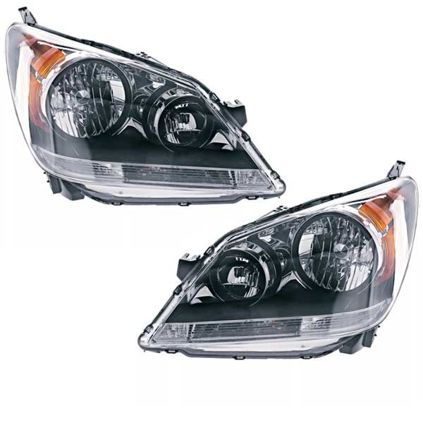 CAPA For 08-10 Odyssey Van Headlight Headlamp Front Head Light w/Bulb ...
