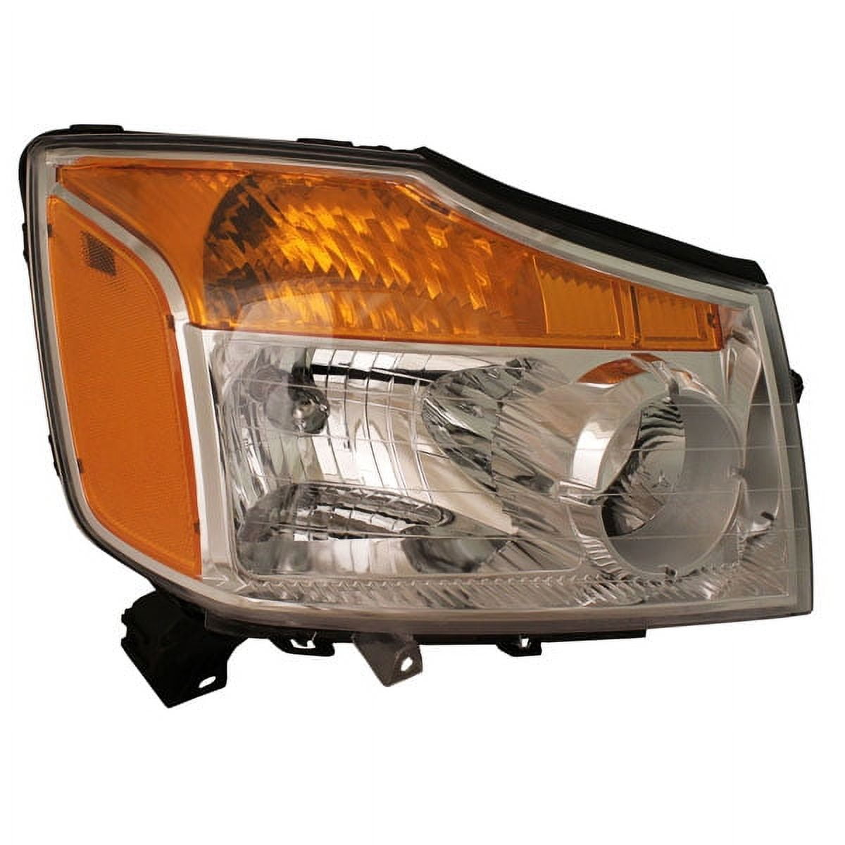 CAPA For 08-15 Titan Pickup Truck Headlight Headlamp Head Lamp w/Bulb ...