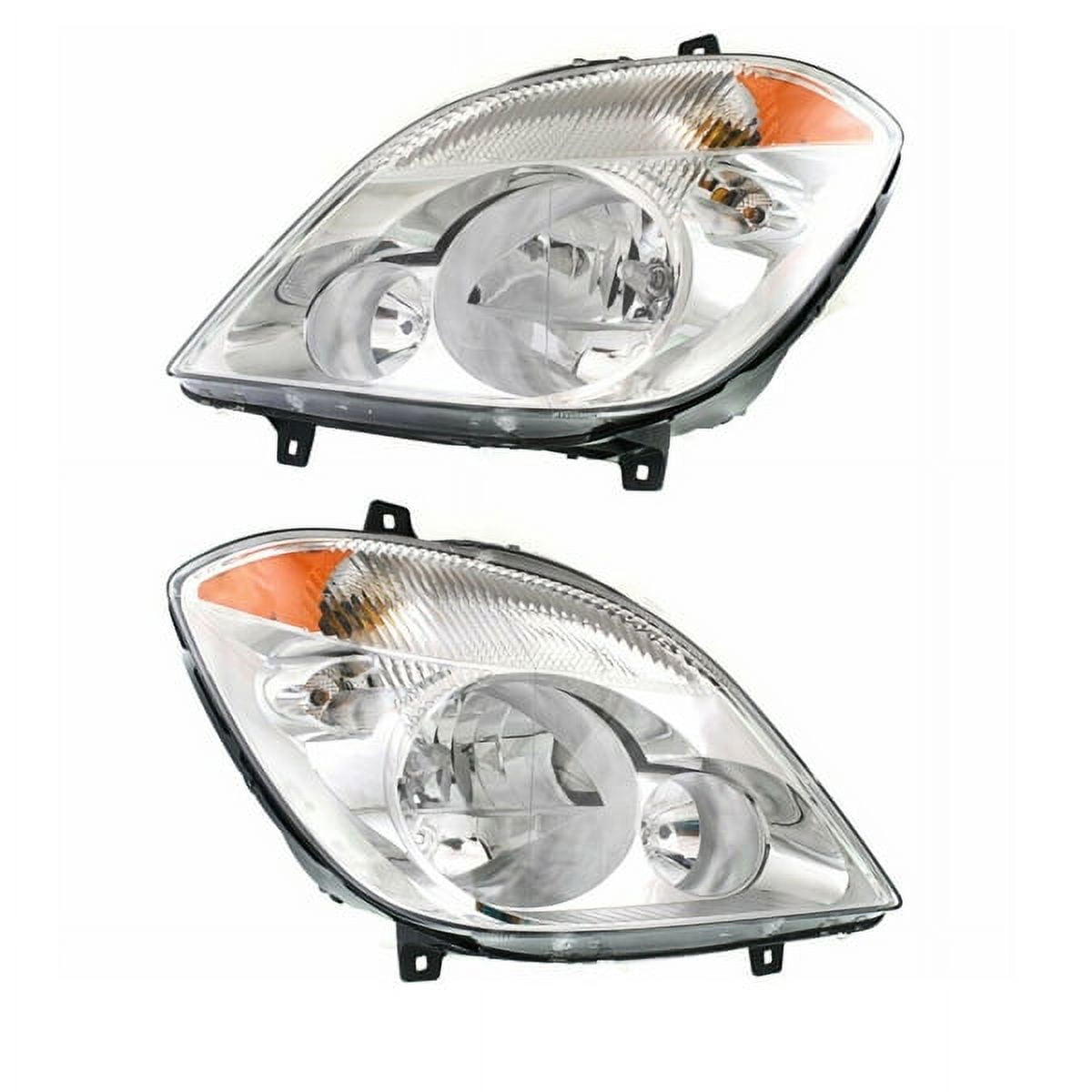 CAPA For 10-13 Benz Sprinter Front Headlight Headlamp Head Lamp w/Bulb ...
