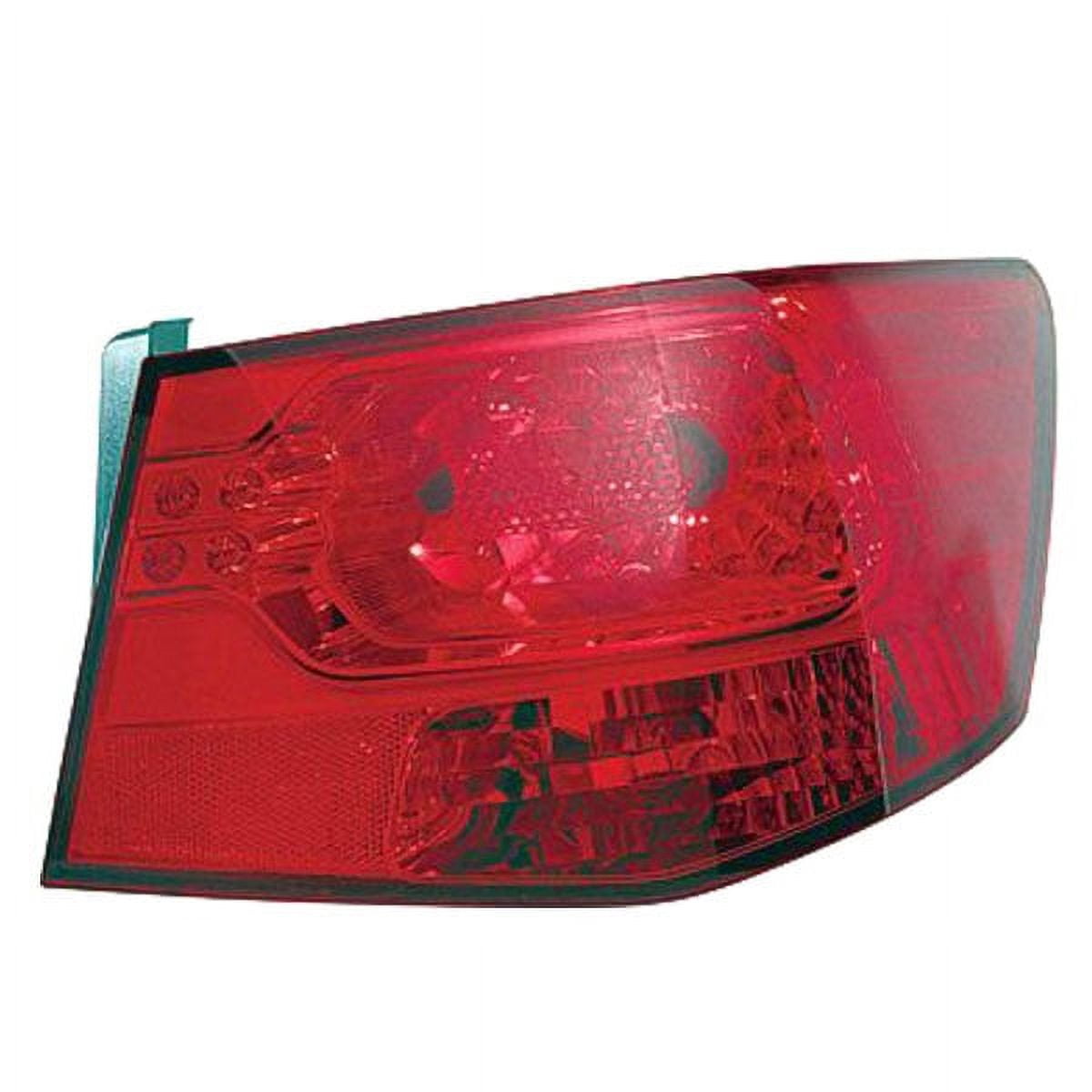 CAPA For 10-13 Kia Forte Taillight Taillamp Rear Brake Light w/Bulb ...