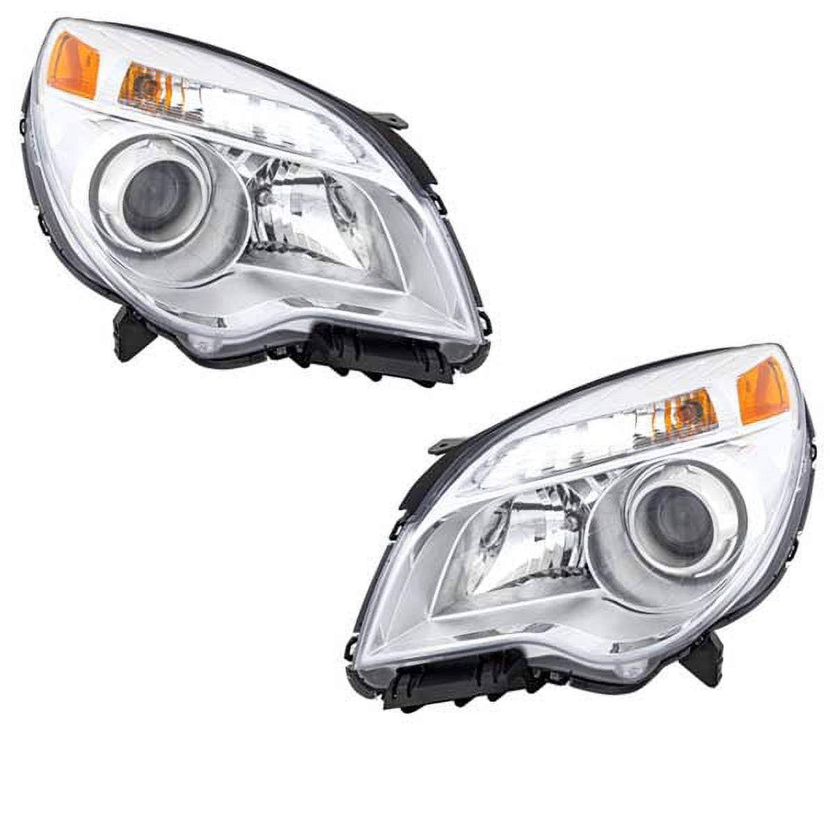 CAPA For 10-15 Equinox LTZ Headlight Headlamp Projector Light w/Bulb ...