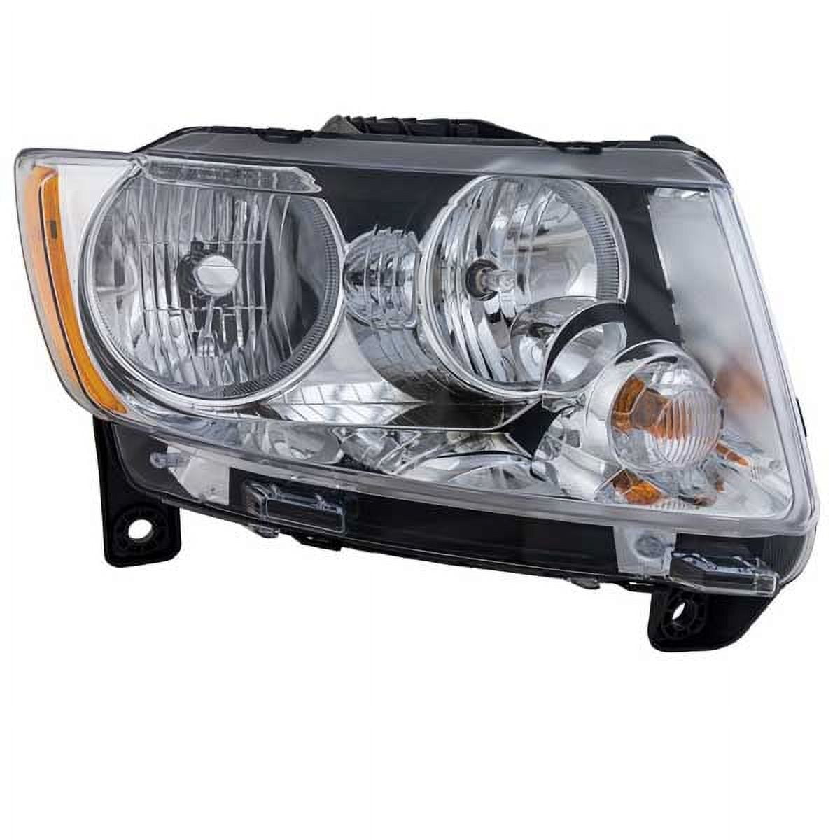 Capa For 11 12 13 Grand Cherokee Laredo E X Headlight Headlamp W Bulb