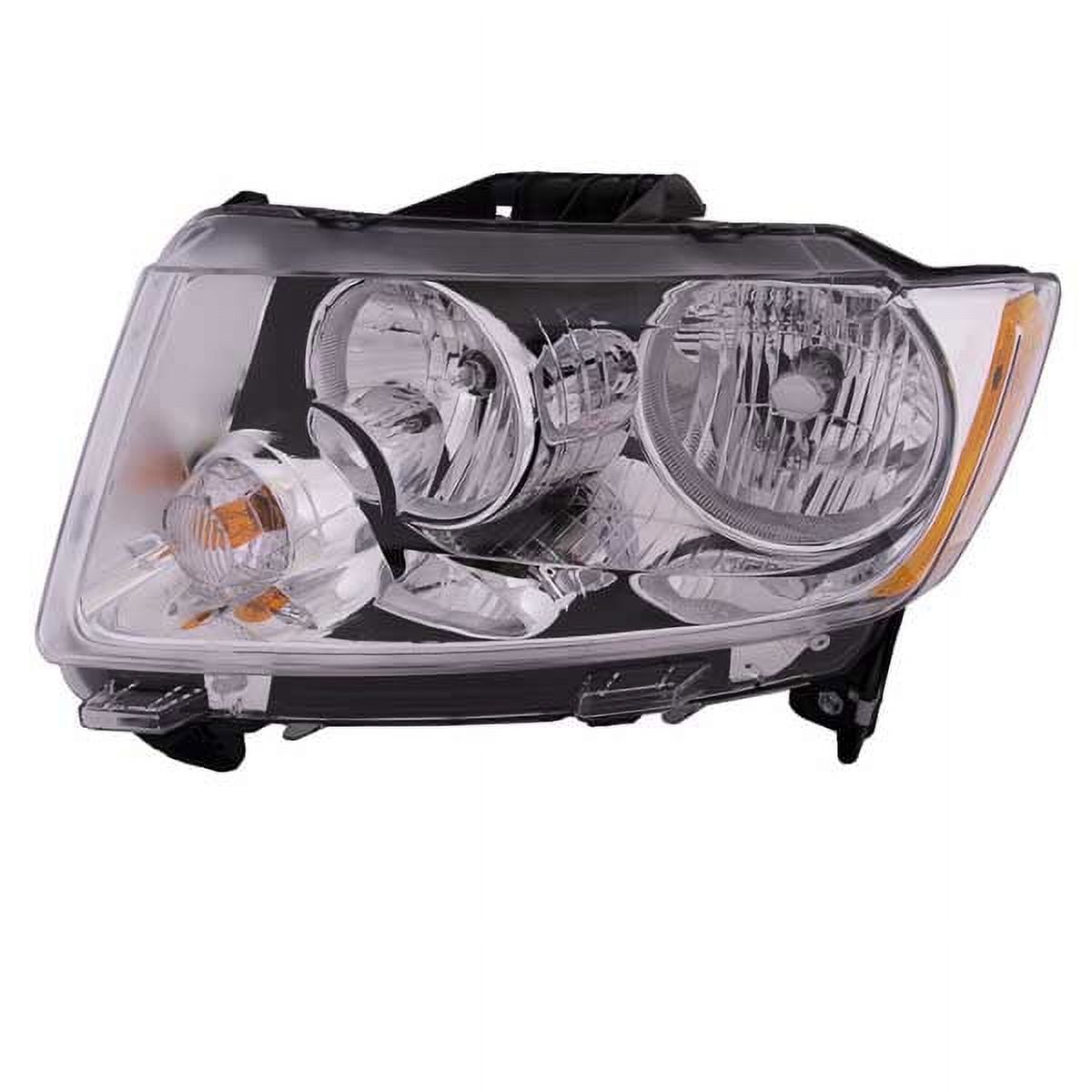 CAPA For 11-13 Compass Headlight Headlamp Halogen Head Light w/Bulb ...