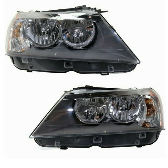 CAPA For 11-14 X3 Front Halogen Headlight Headlamp Head Light with Bulb ...