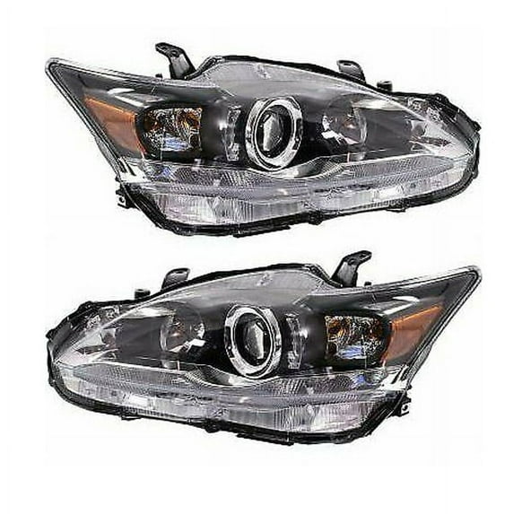 CAPA For 11-17 CT200h Front Halogen Headlight Headlamp Head Lamp w/Bulb ...