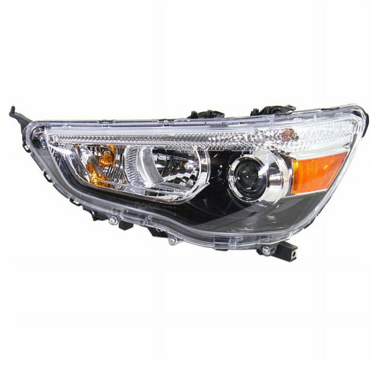 CAPA For 11-19 Outlander Sport, RVR Halogen Headlight Headlamp w/Bulb ...