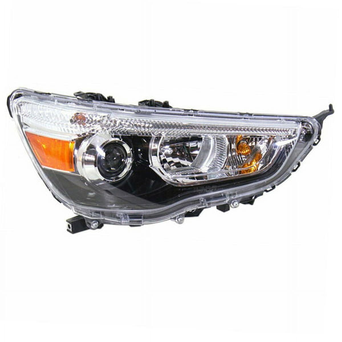 CAPA For 11-19 Outlander Sport, RVR Halogen Headlight Headlamp w/Bulb ...