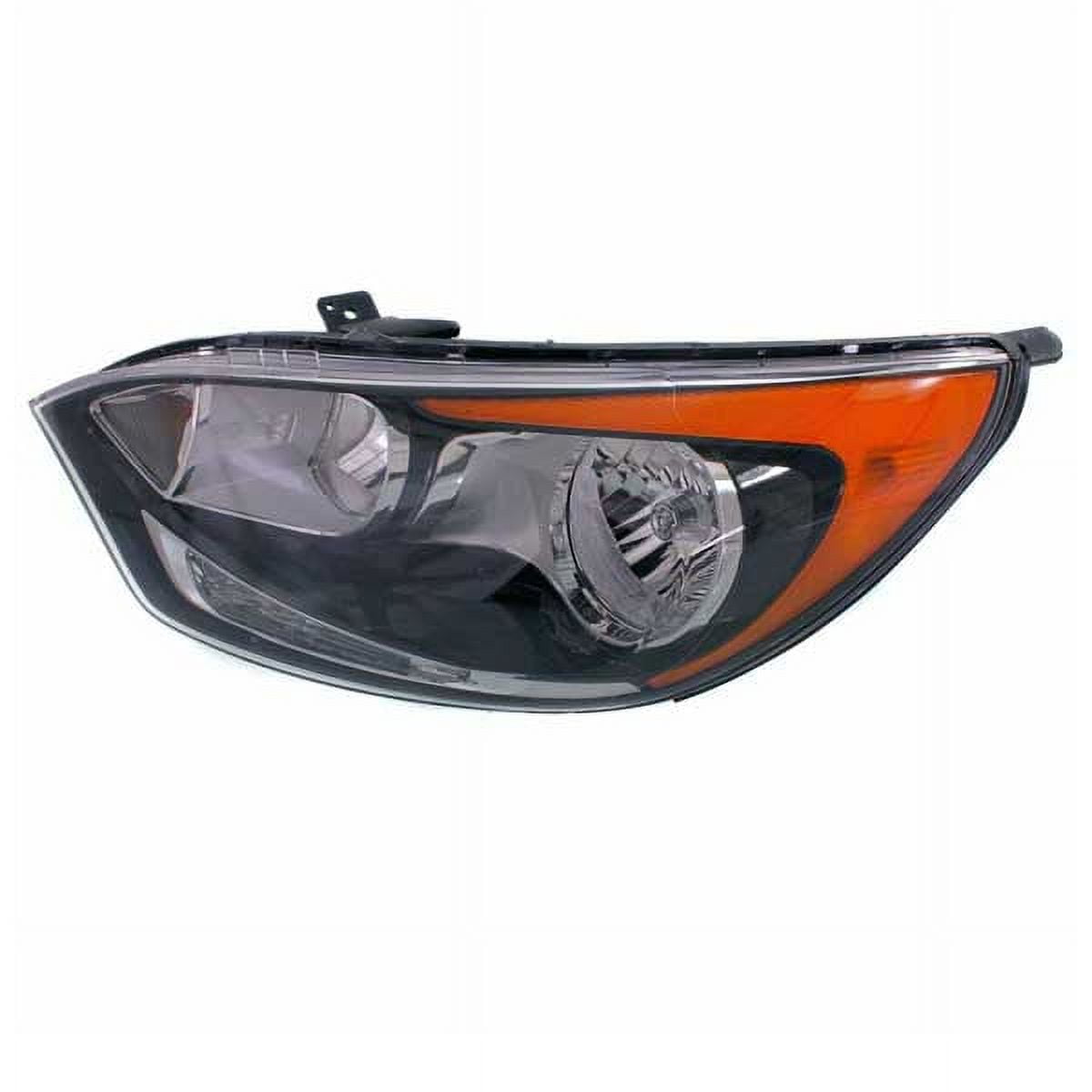 CAPA For 12-17 Rio Hatchback Headlight w/Bulb w/o LED Position Light ...