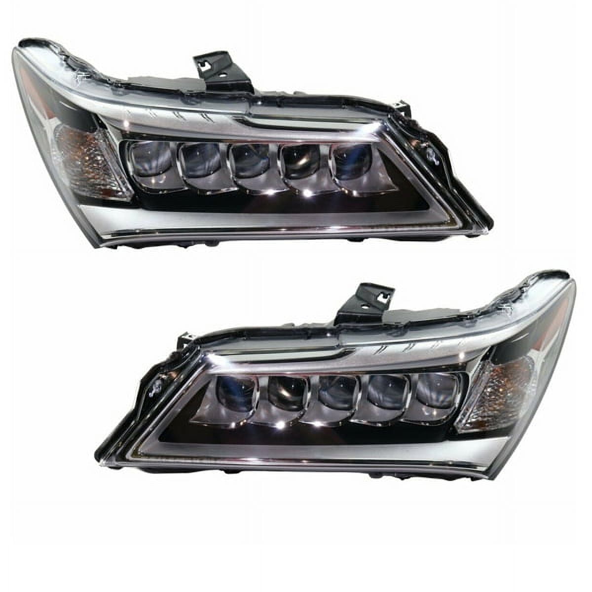 CAPA For 14-16 MDX Front LED Headlight Headlamp Head Light Lamp w/Bulb ...