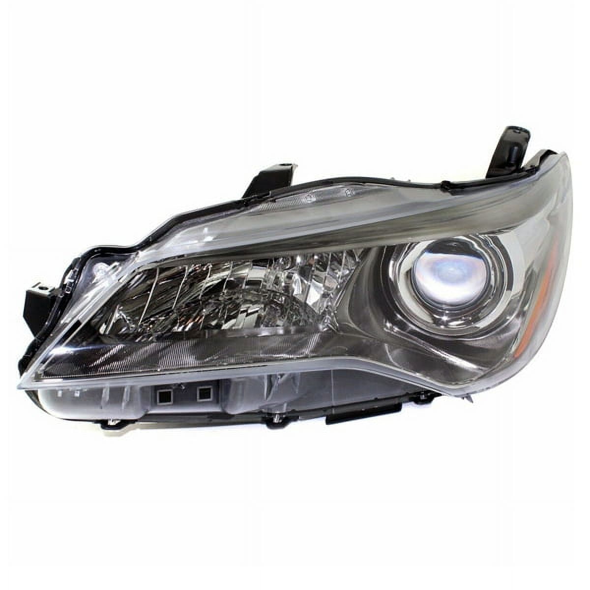 CAPA For 15 16 17 Camry Halogen Headlight Headlamp w/Bulb Black Bezel ...