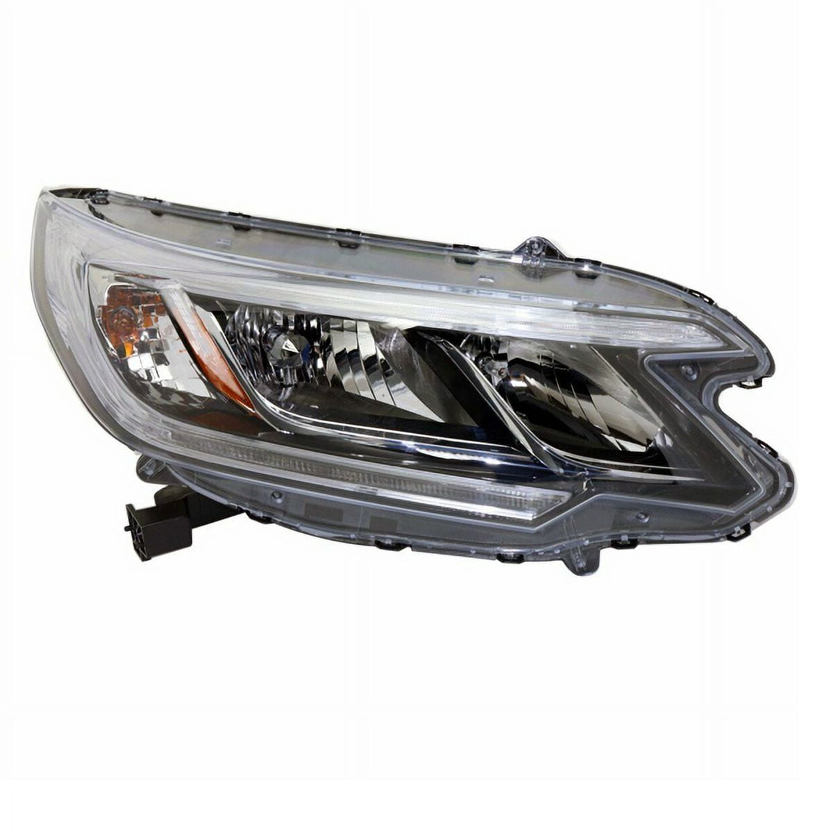 CAPA For 15-16 CR-V Front Halogen w/LED DRL Headlight Headlamp w/Bulb ...