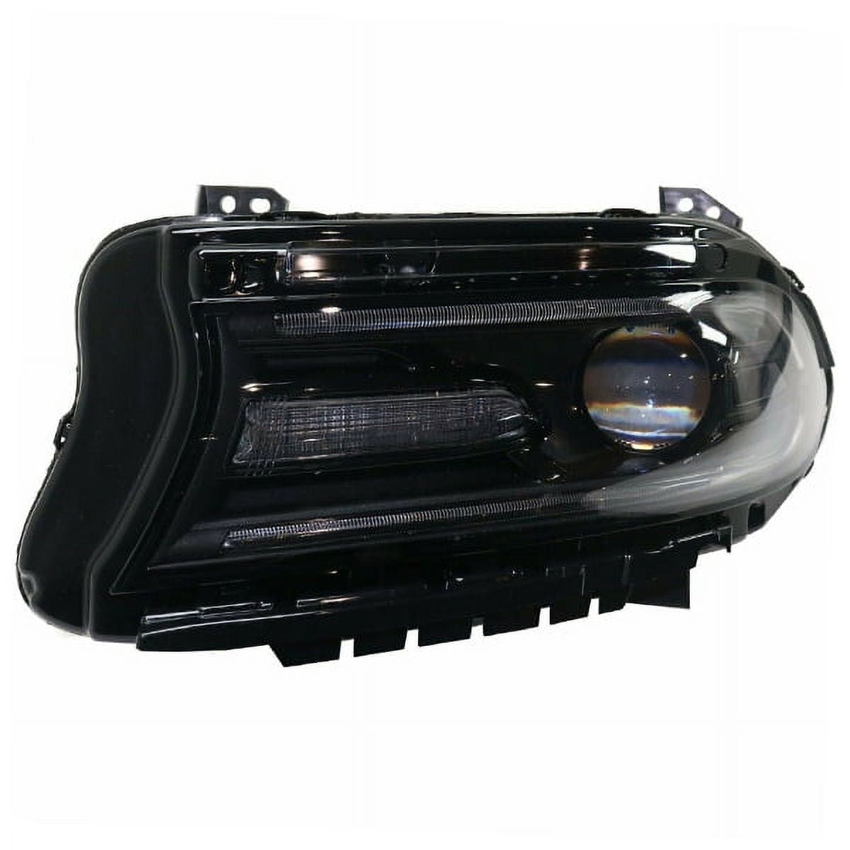 CAPA For 15-16 Charger Halogen Headlight w/LED Daytime Running Lamp ...