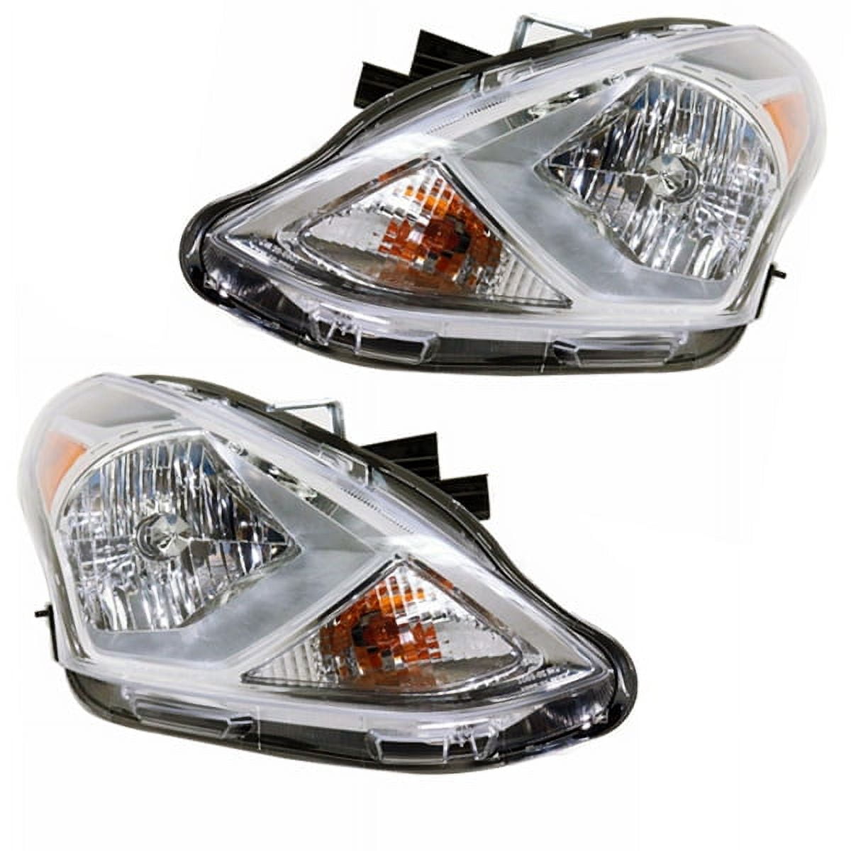 CAPA For 15-19 Versa Sedan Front Headlight Headlamp Head Light w/Bulb ...