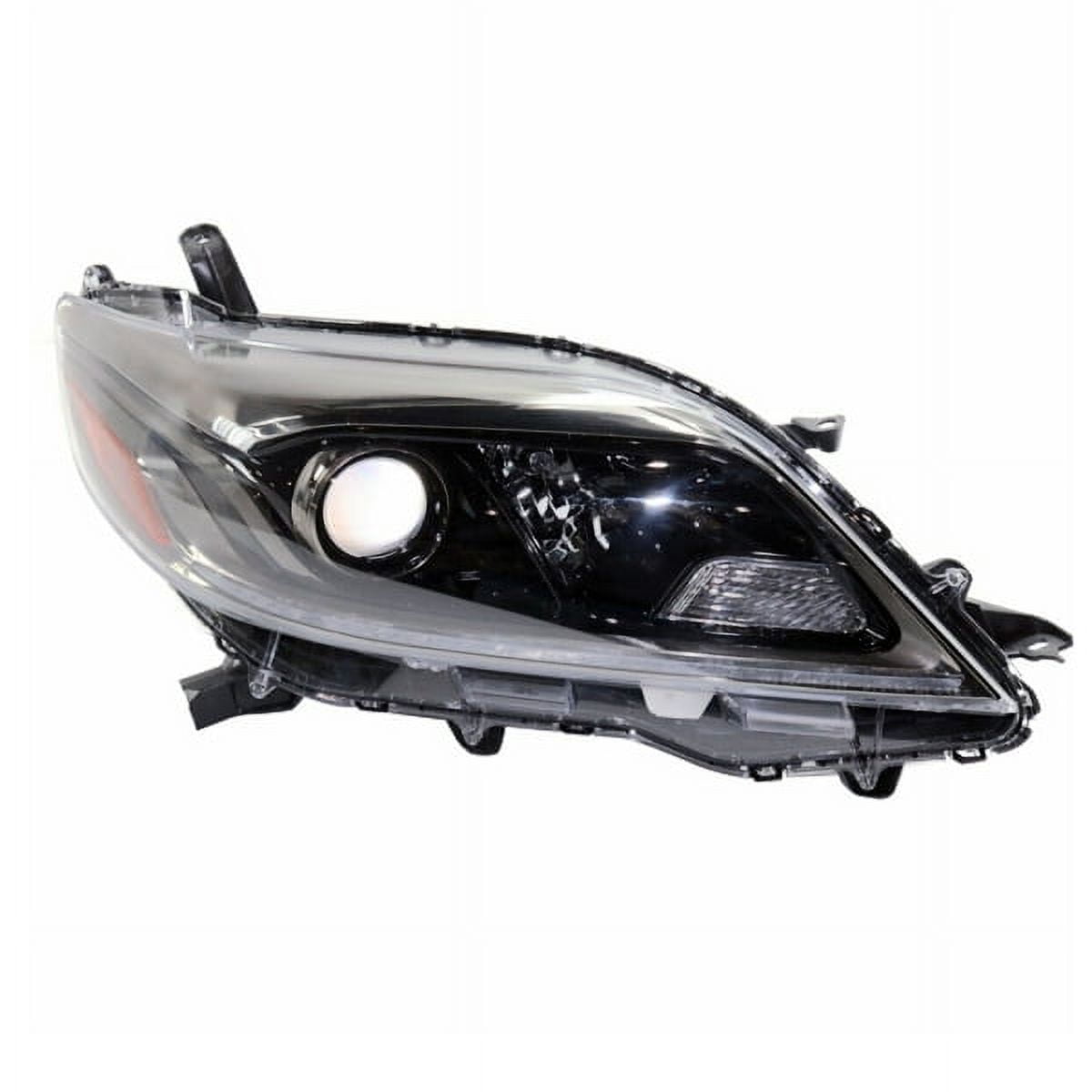 CAPA For 15-20 Sienna Halogen Headlight w/LED Daytime Running Light ...