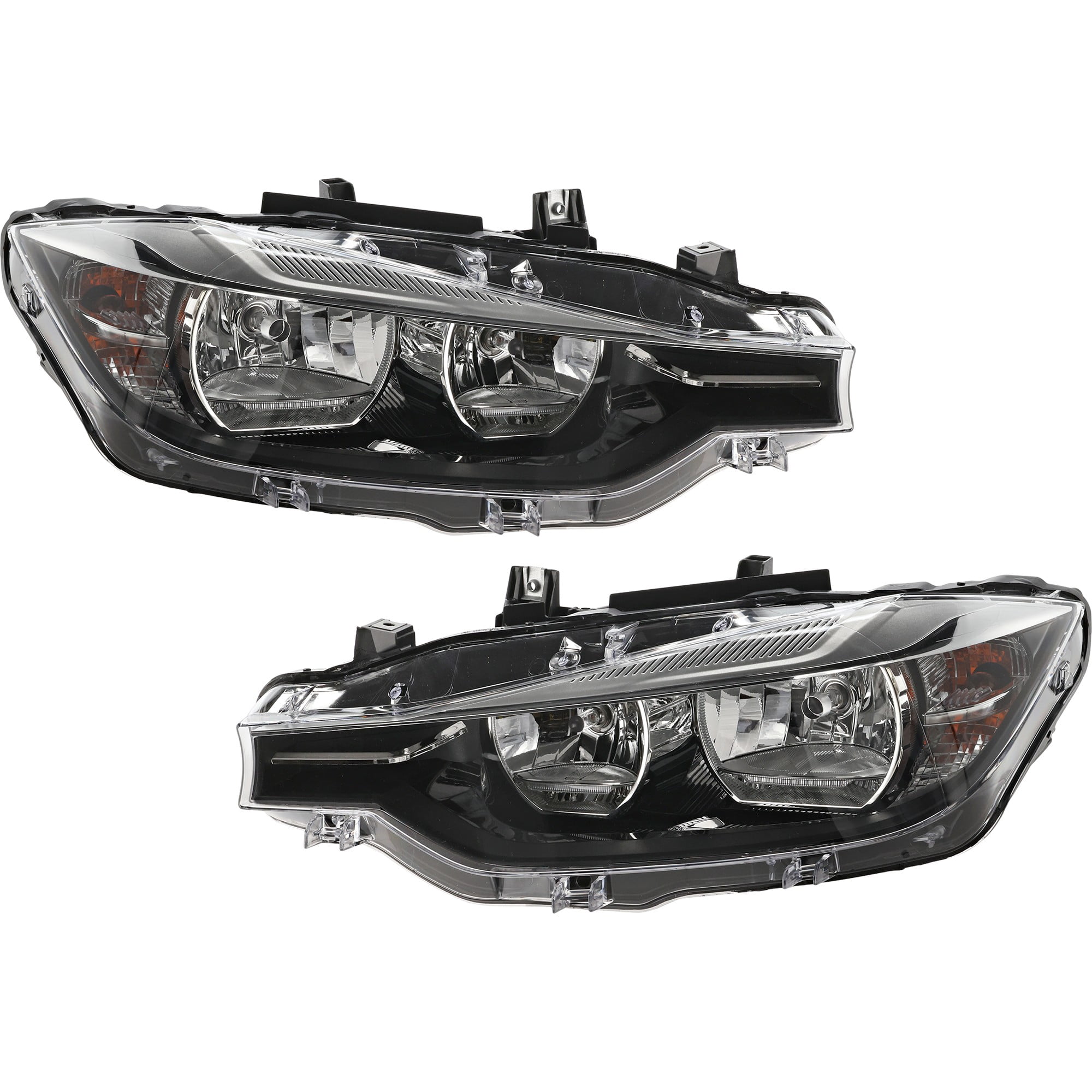 CAPA For 16-19 3-Series Halogen Headlight Headlamp Head Light w/Bulb ...