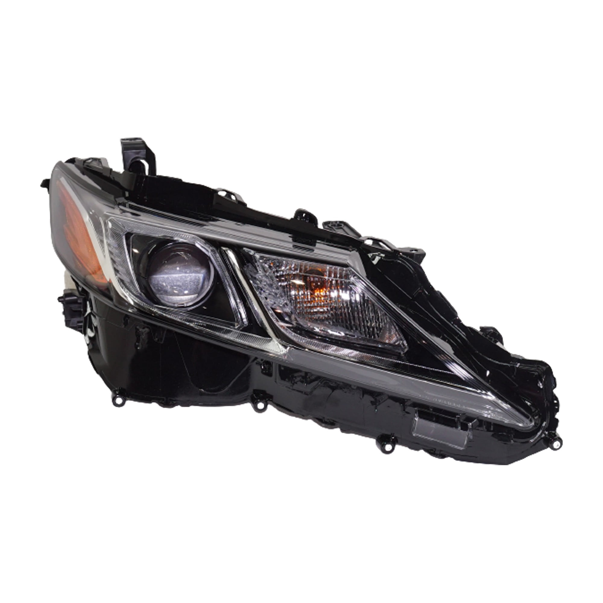 CAPA For 19-22 Camry Halogen Headlight Headlamp w/Bulb w/o LED Signal ...