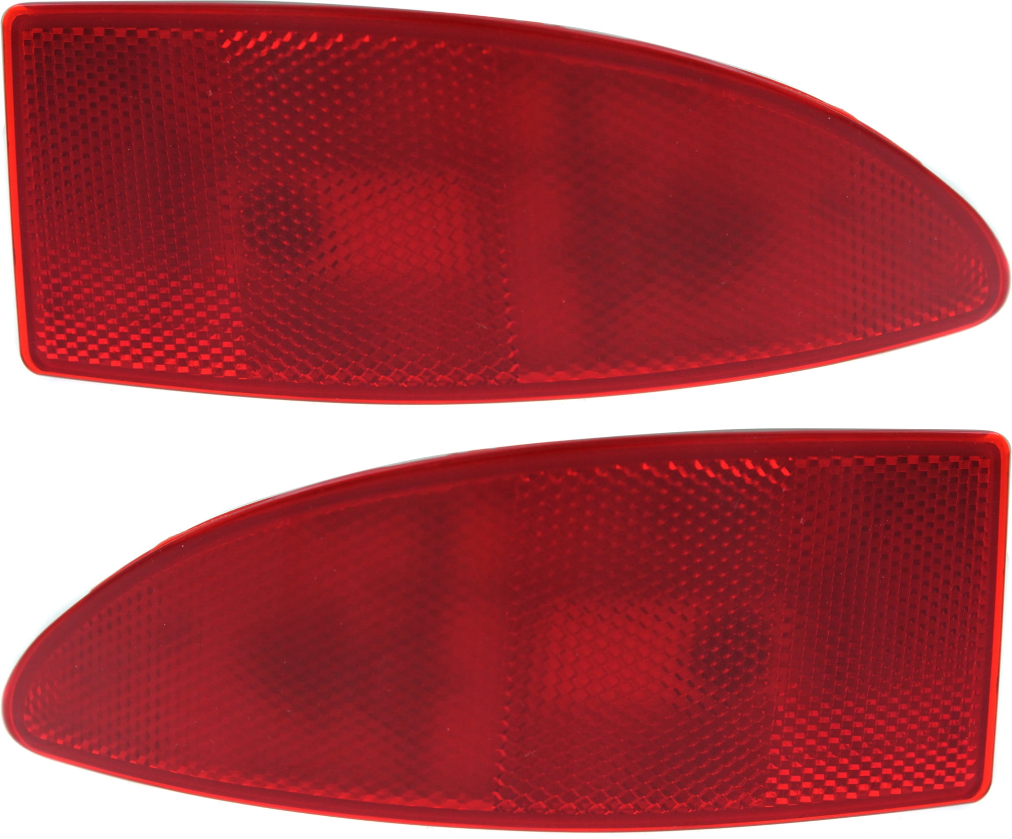 CAPA For 2006-2013 IS250 Bumper Reflector Rear Red Plastic SET PAIR - Walmart.com
