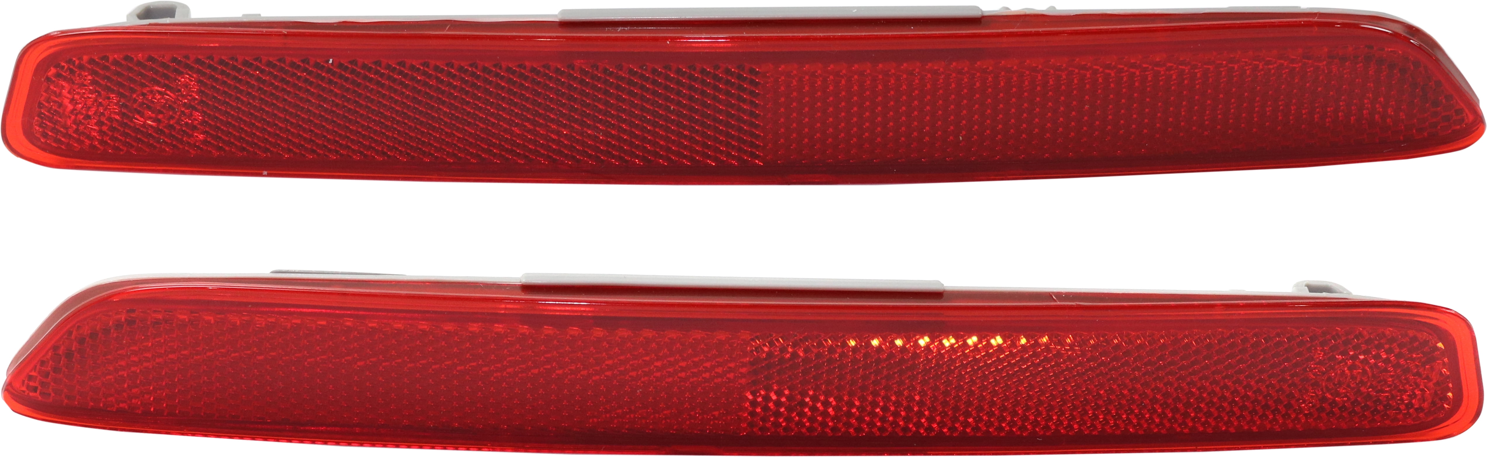 CAPA For 2007-2015 CX-9 Bumper Reflector Rear Red Plastic SET PAIR - Walmart.com