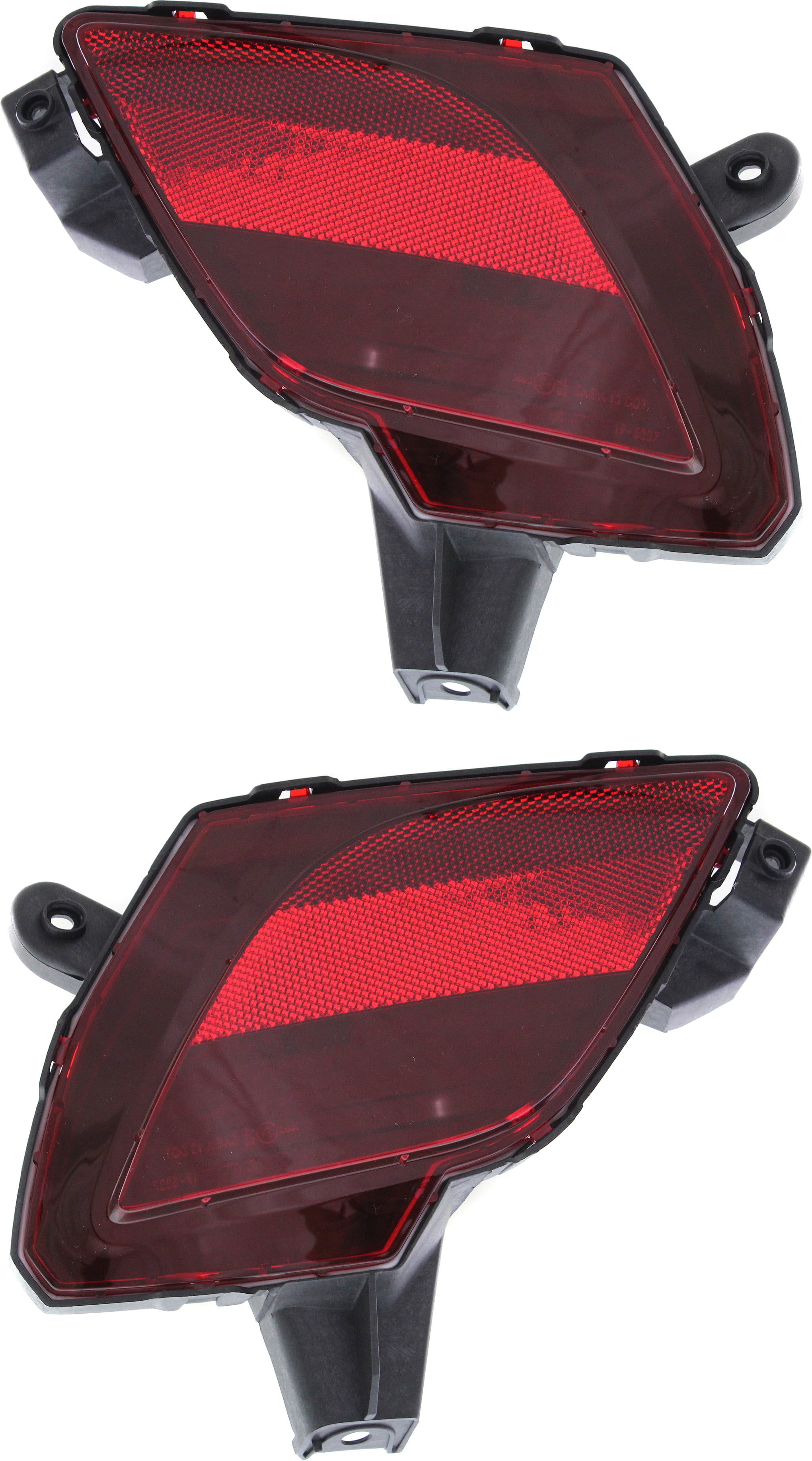 CAPA For 2013-2016 CX-5 Bumper Reflector Rear Red Plastic SET PAIR - Walmart.com