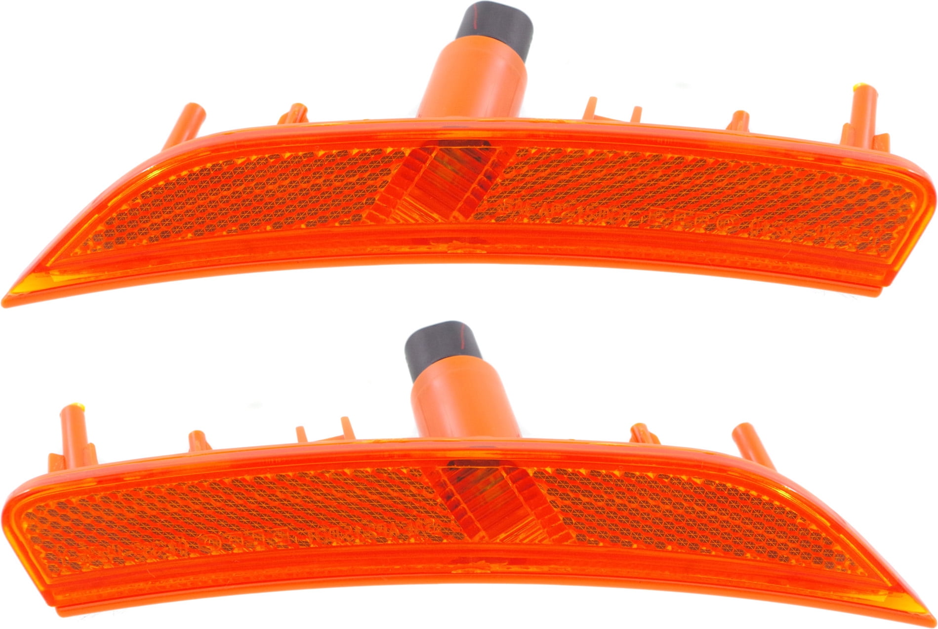 CAPA For 2015-2017 Chrysler200 Marker Front Amber Plastic SET PAIR ...