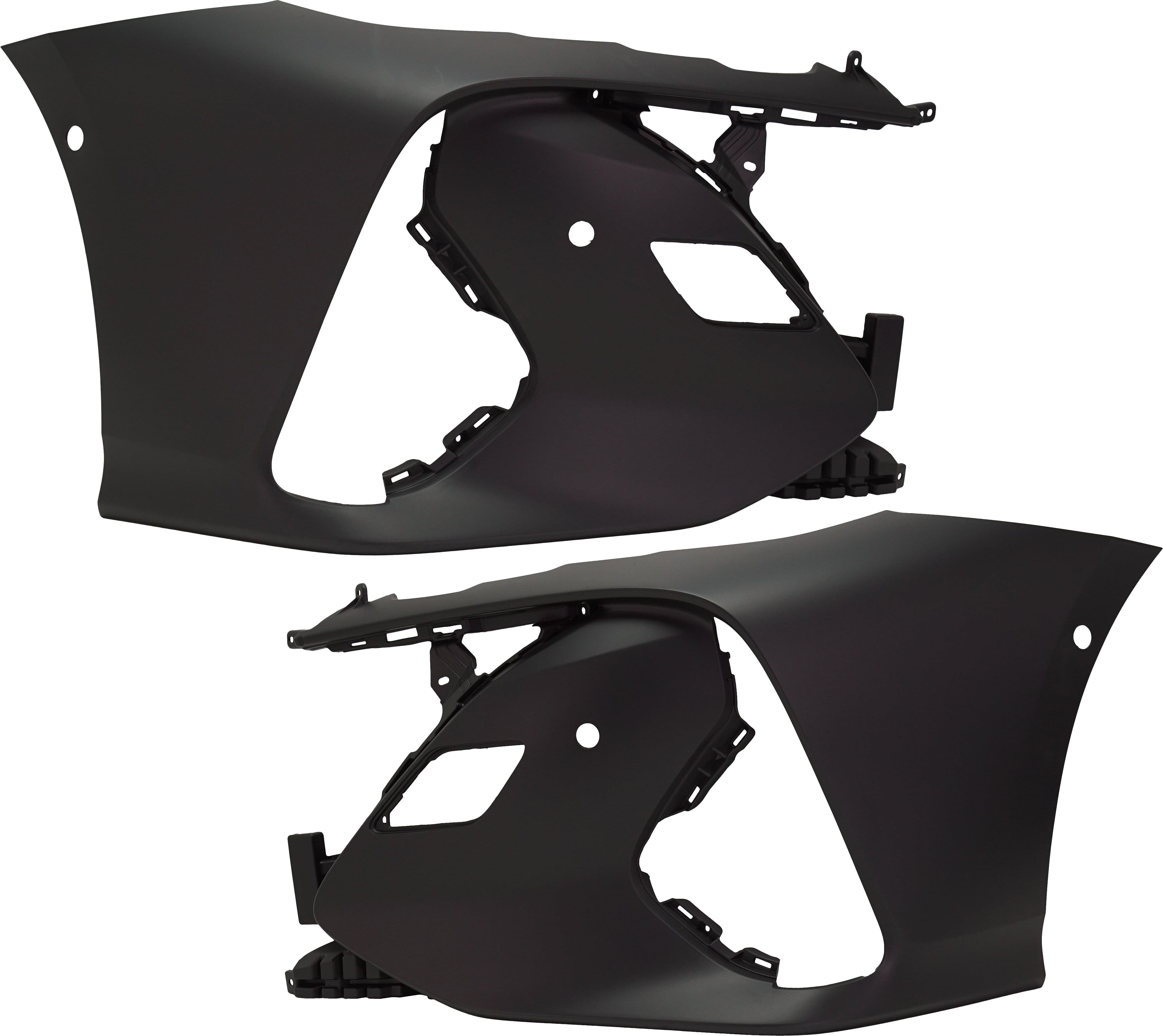 CAPA For 2017-2022 Prius Prime Bumper Cover Front Primed SET PAIR ...