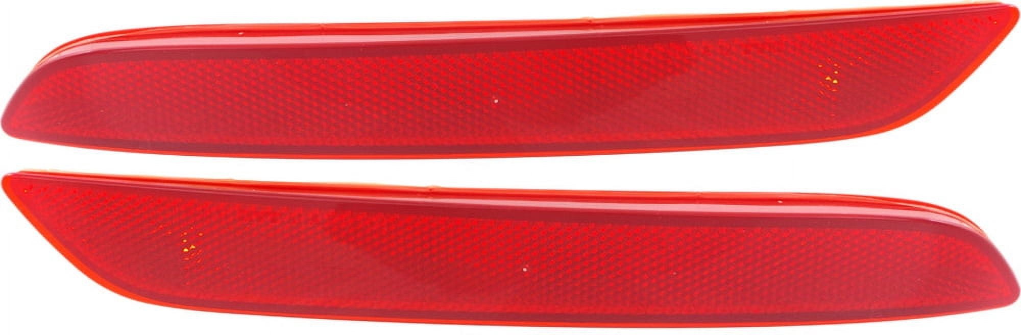 CAPA For 2023 Integra Bumper Reflector Rear Red Plastic SET PAIR - Walmart.com