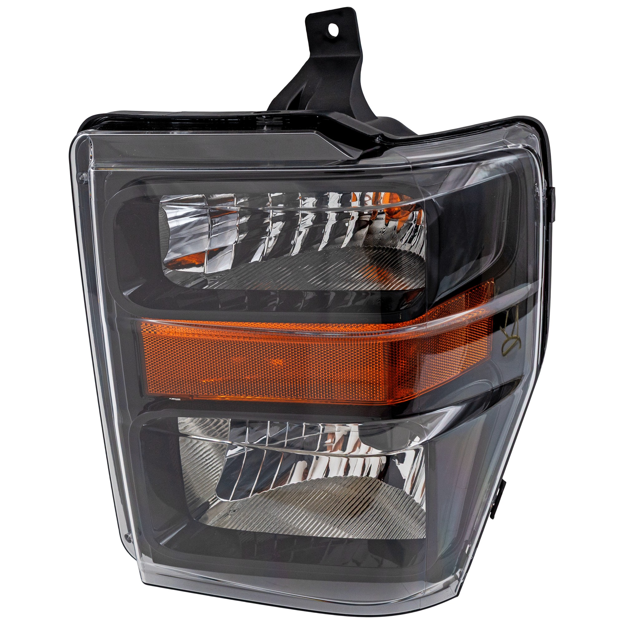 CAPA For F250 F350 Front Headlight Headlamp Light w/Bulb Smoked Lens ...