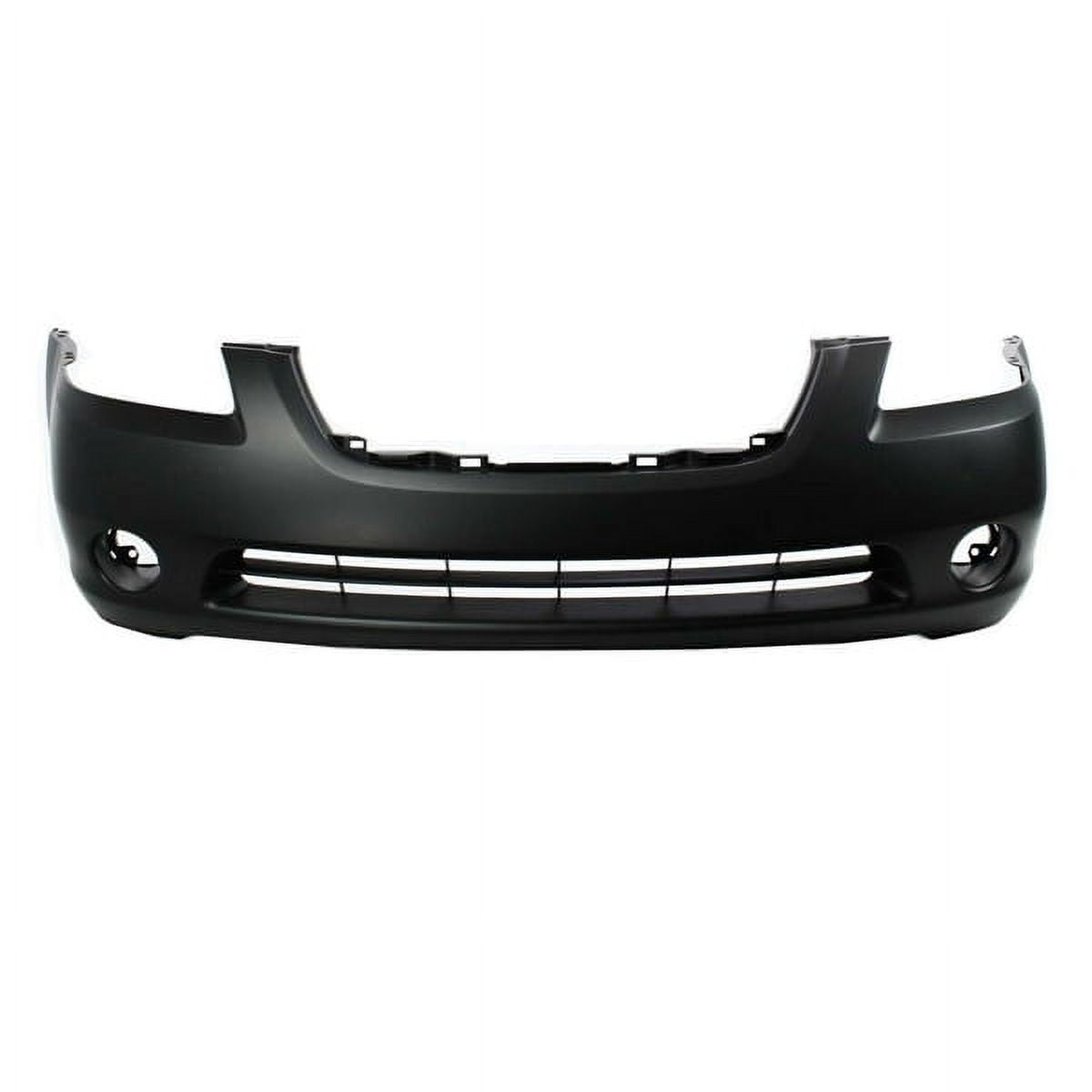CAPA Front Bumper Cover Primed w/Fog Lamp Holes For 02-04 Altima ...