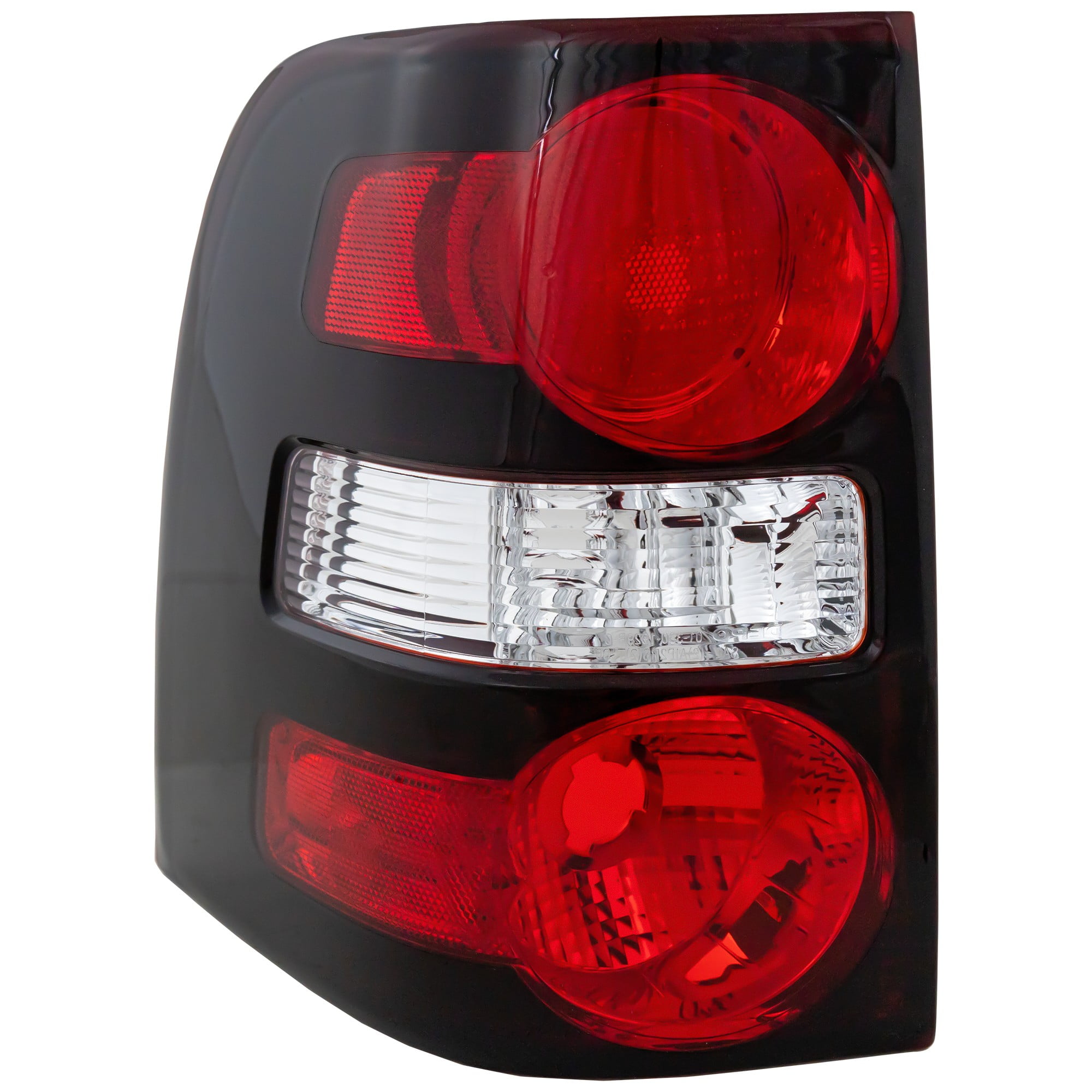 CAPA for 2006-2010 Explorer Rear Left Tail Lights Red & Clear Plastic C ...
