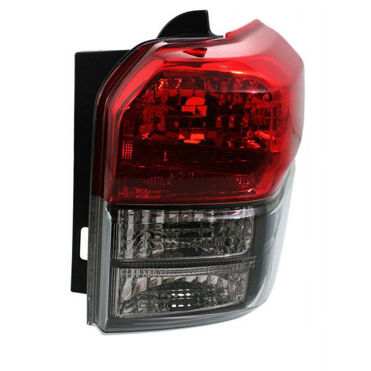 CAPA for 2010-2013 4Runner Rear Right Tail Lights Red & Clear Plastic C ...