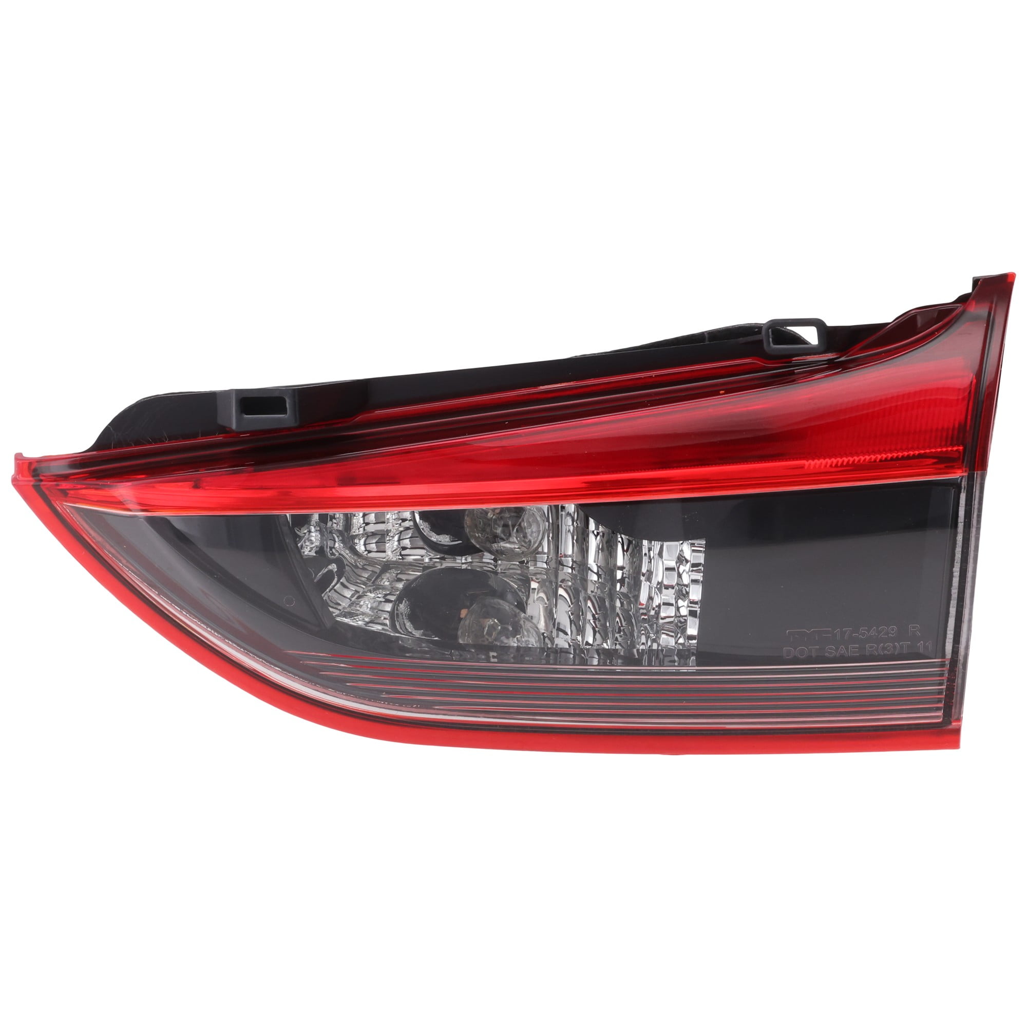 CAPA for 2014-2017 Mazda6 Rear Right Tail Lights Red & Clear Plastic C ...