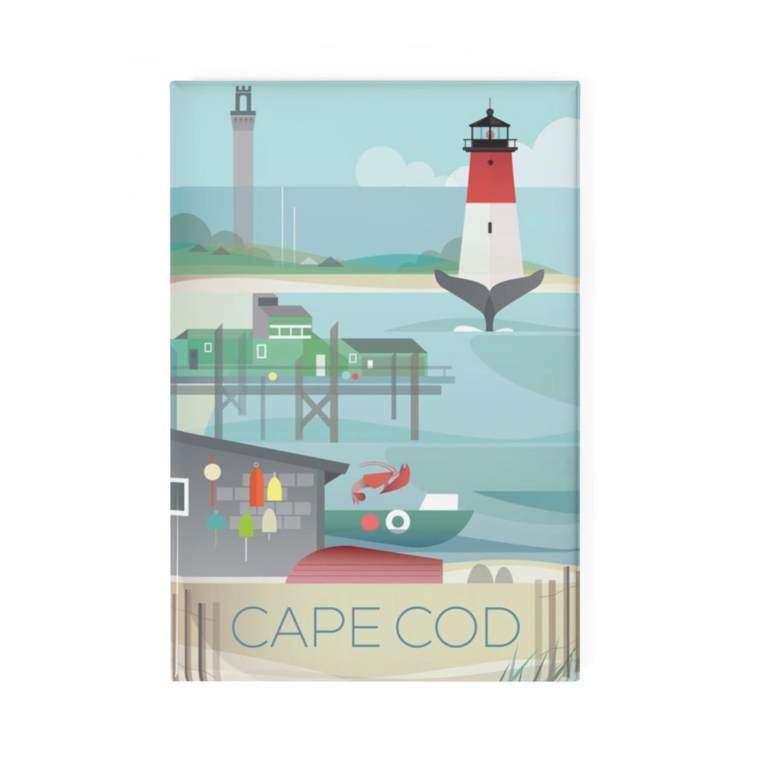 CAPE COD REFRIGERATOR MAGNET - Walmart.com