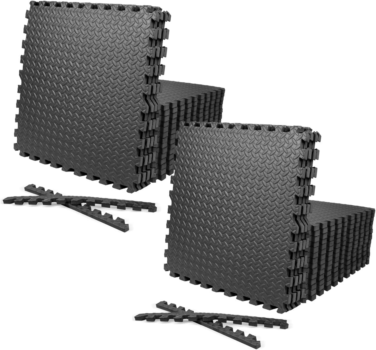 CAPHAUS 1/2 Inch Thickness Multipurpose EVA Foam Floor Tiles, 24-Inch x ...