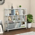 CAPHAUS 10 Cube Storage Organizer, 48” Wide 3 Tier White Open Shelf ...