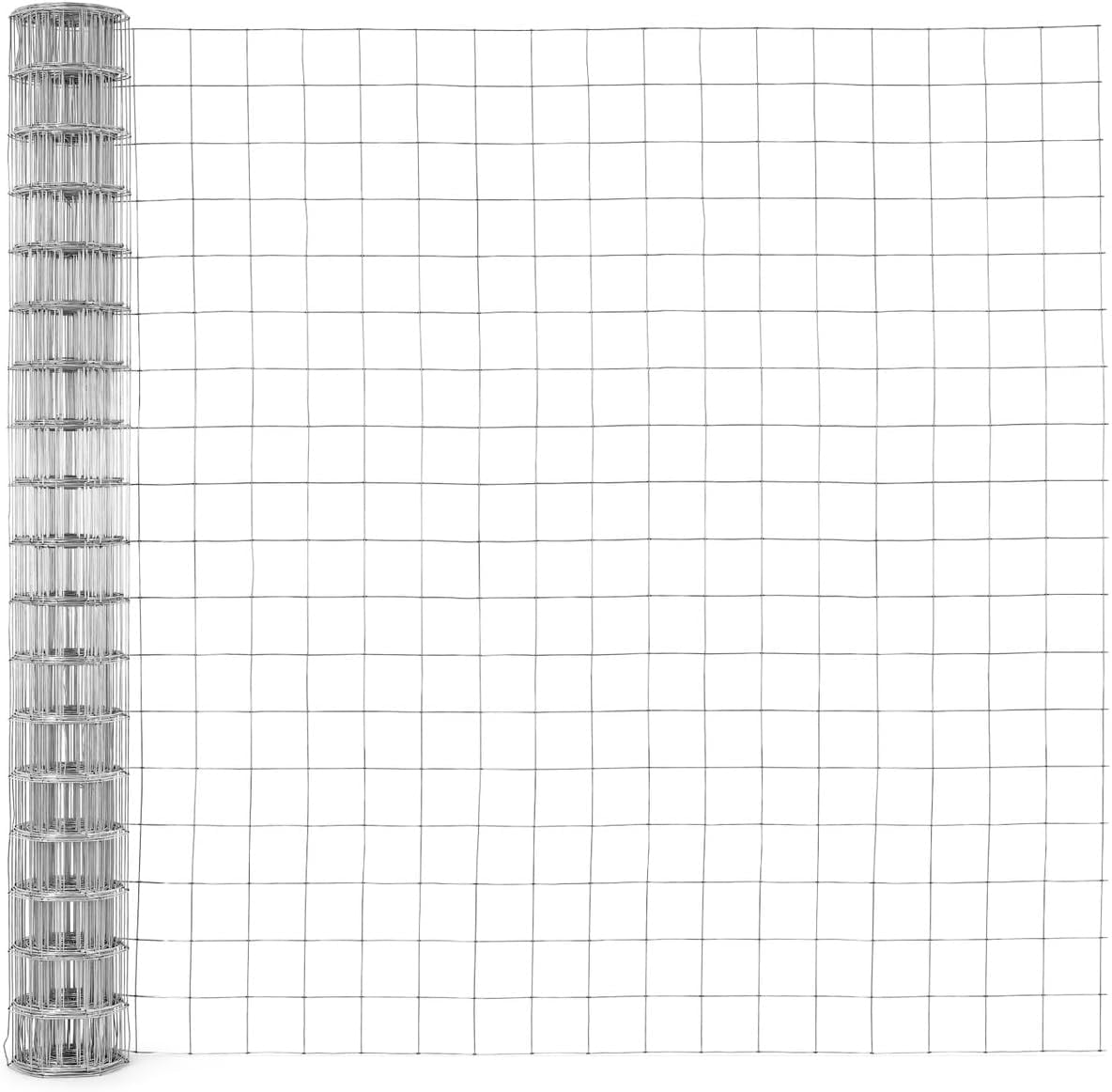 CAPHAUS 12.5 Gauge Galvanized Welded Fence Wire Roll, with 4” x 4 ...