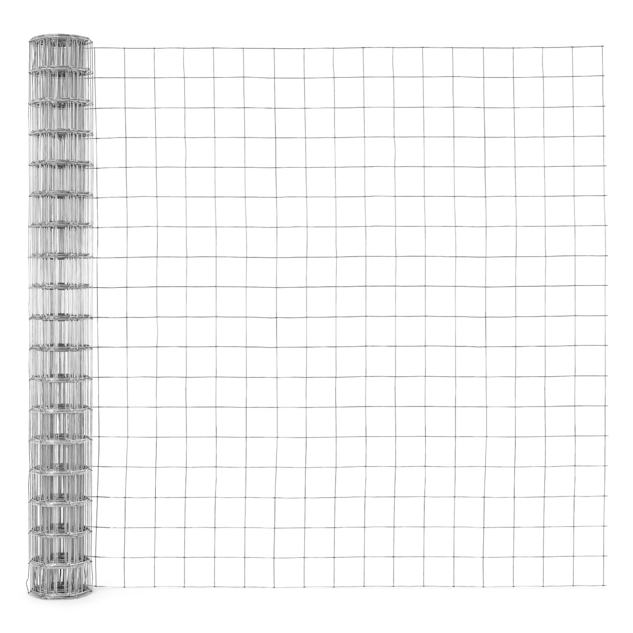 CAPHAUS 12.5 Gauge Galvanized Welded Fence Wire Roll, with 4” x 4 ...