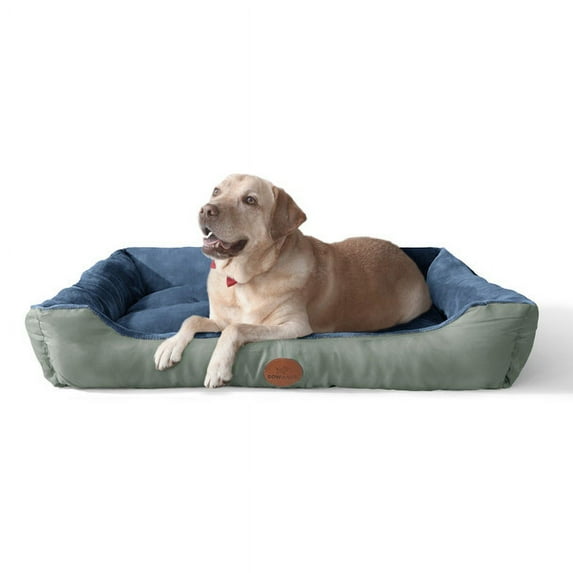 CAPHAUS 32/37 Inch Dog Bolster Couch Bed for Small/Medium/Large Dogs ...