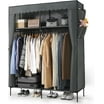 Covered Clothes Rack Loads 1100LBS, Heavy Duty Clothing Rack with ...