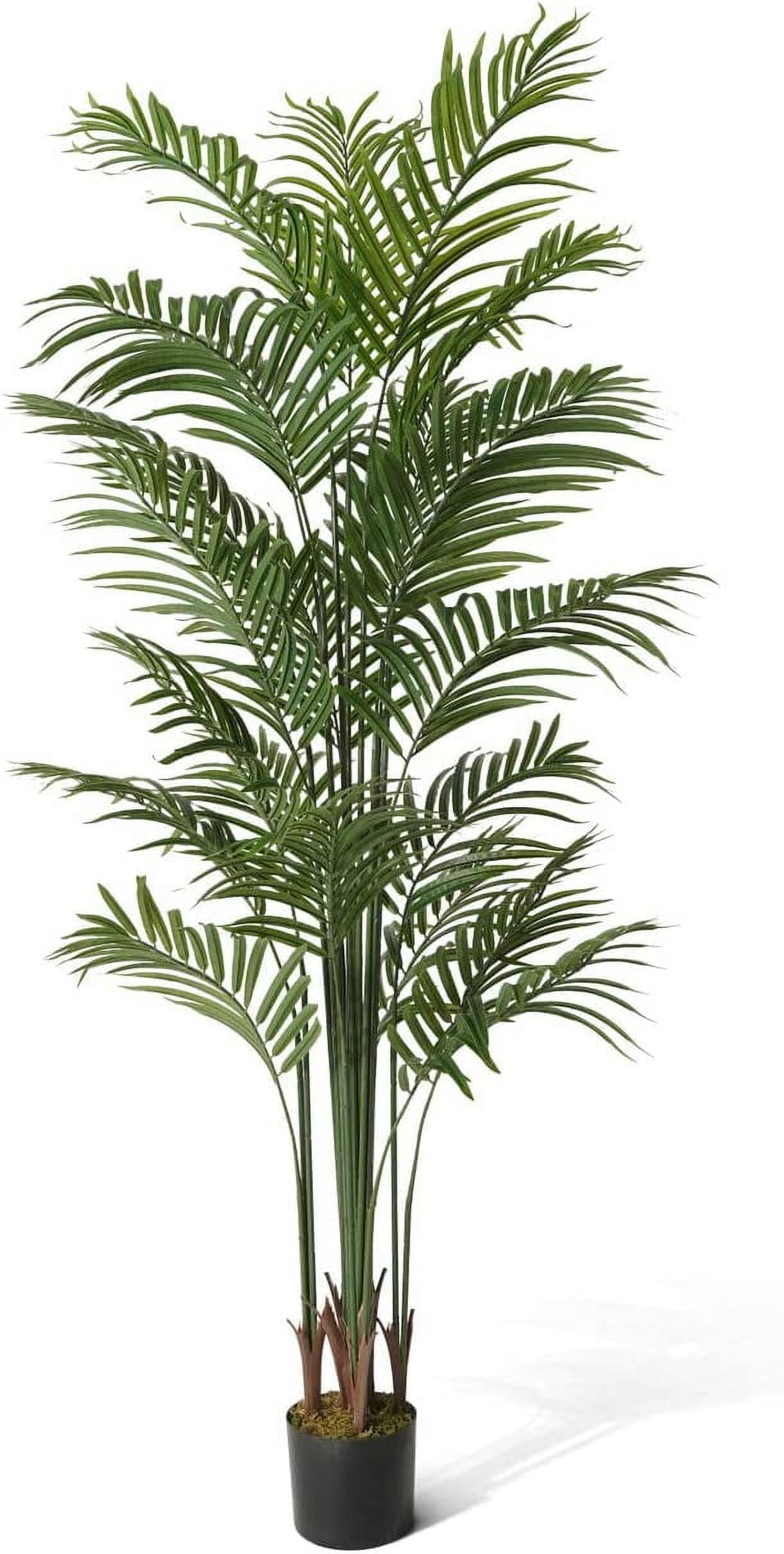 CAPHAUS 6 Feet, 72 Inch Artificial Palm Tree with 21 Trunks, Faux ...