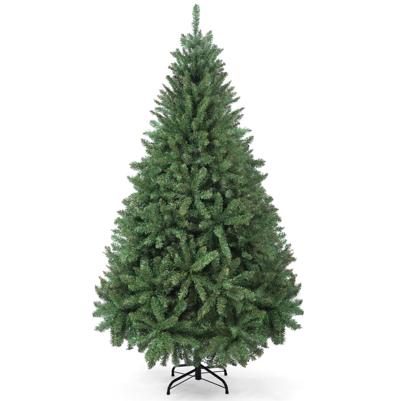 CAPHAUS 6 Feet Premium Pre-Hinged Dunhill Fir Full Artificial Green ...