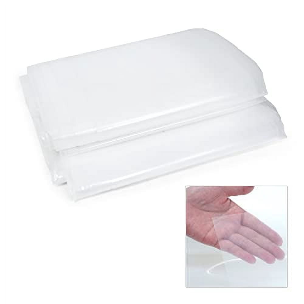 CAPHAUS 6 mil Clear Greenhouse Plastic Sheeting, 4-Year UV Resistant ...