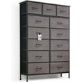 CAPHAUS Drawer Storage Tower w/ 13 Fabric Bins, Office Drawer, Sorting ...