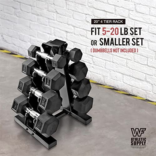 CAPHAUS Dumbbell Rack, Heavy Duty A-Frame Dumbbell Stand, Steel ...