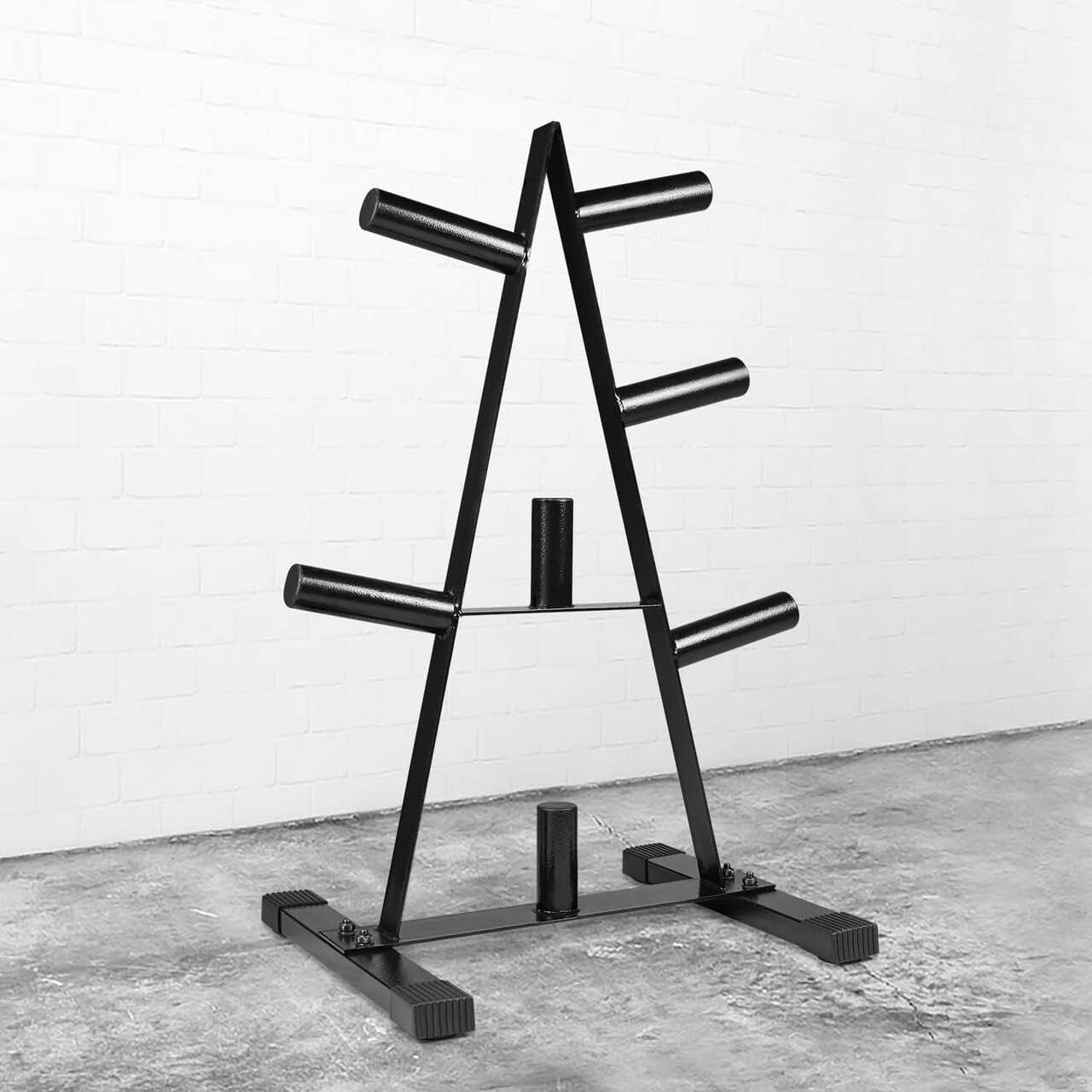 CAPHAUS Olympic Weight Plate Rack, A Frame Weight Plate Tree for 2-Inch ...