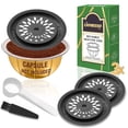 CAPMESSO, Reusable Coffee Capsule Silicone Lids, Vertuo, 3pk - Walmart.com