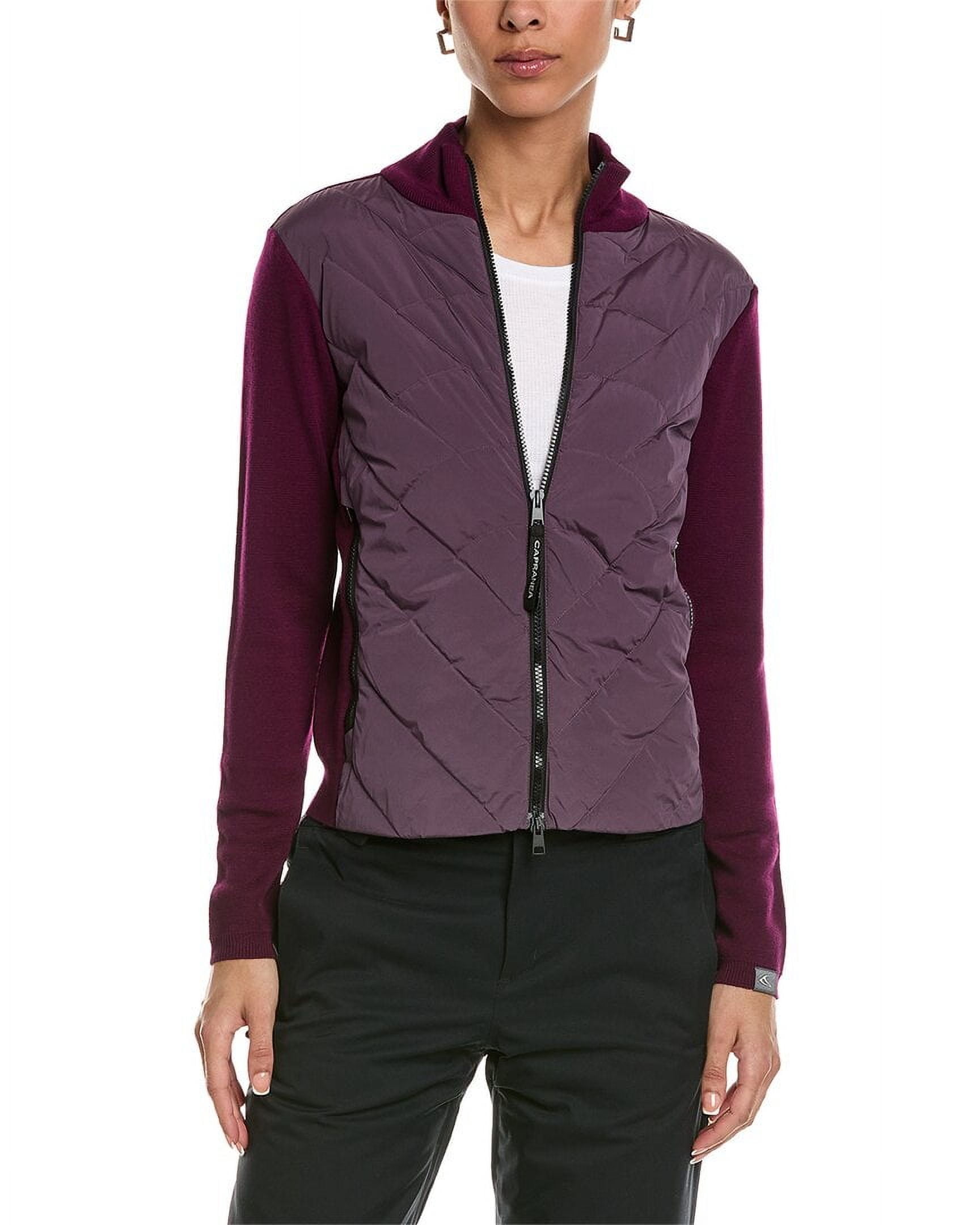 CAPRANEA womens Bella Tola Wool Midlayer, 38, Purple - Walmart.com