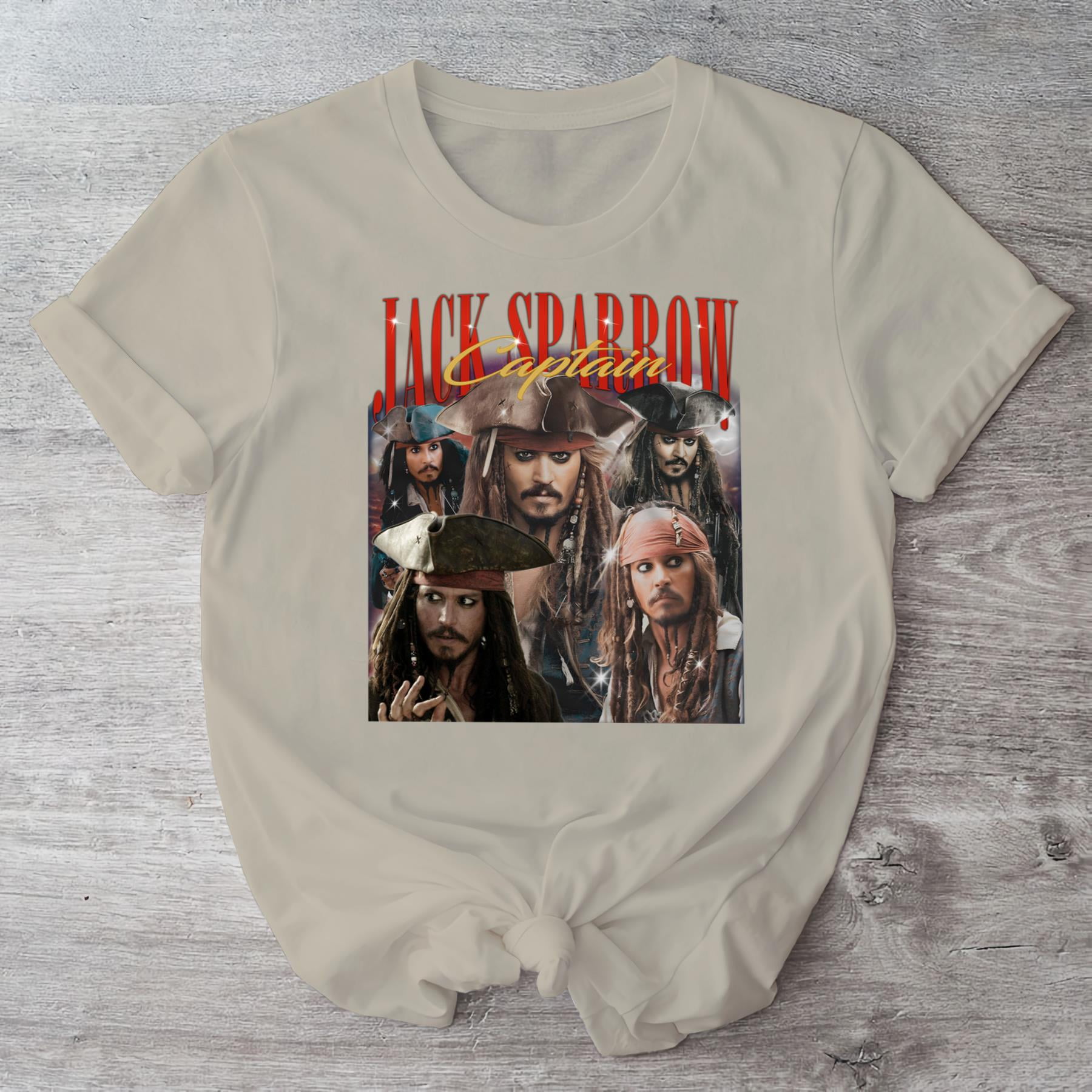 CAPTAIN JACK SPARROW Vintage Shirt Jack Sparrow Homage Tshirt Jack ...