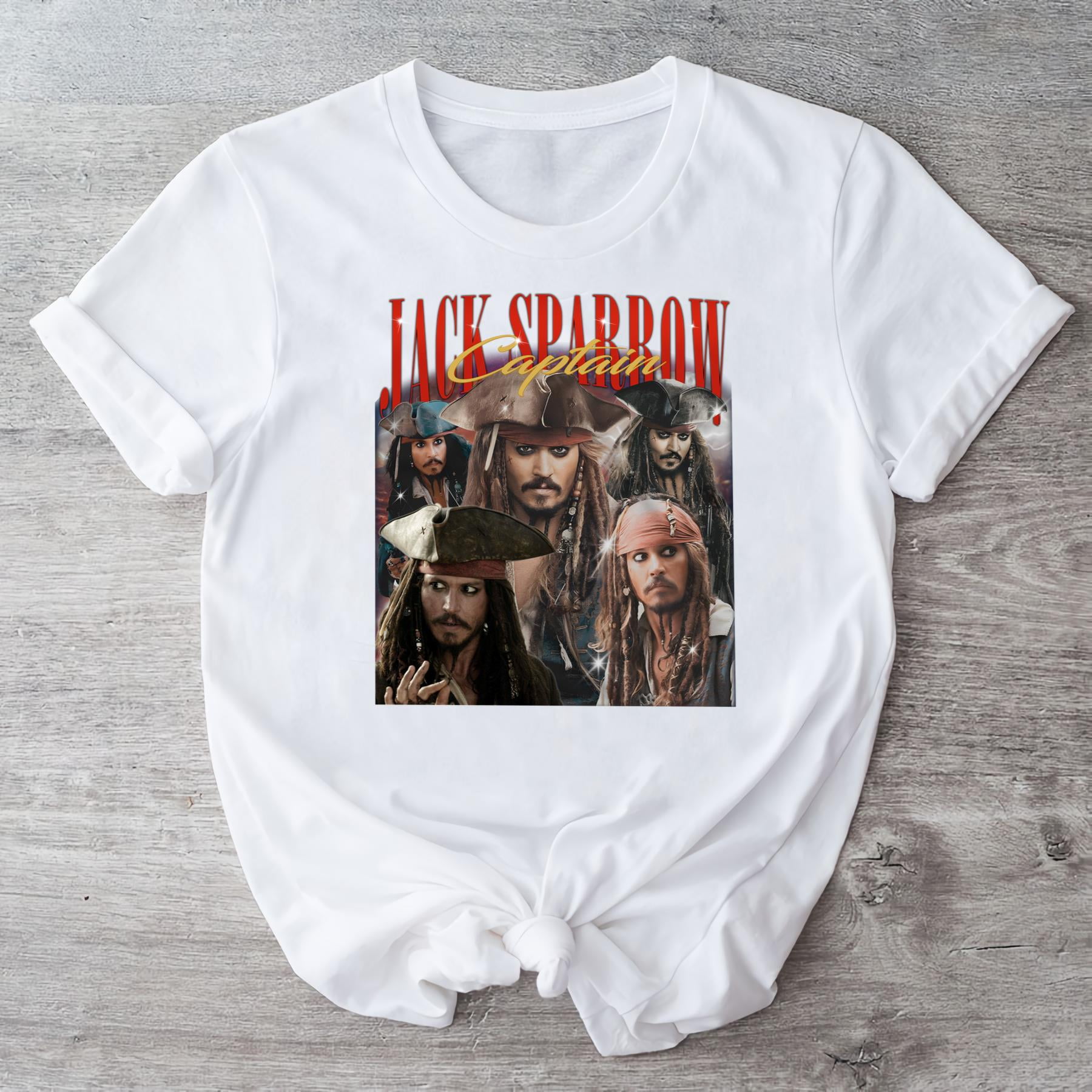 CAPTAIN JACK SPARROW Vintage Shirt Jack Sparrow Homage Tshirt Jack ...