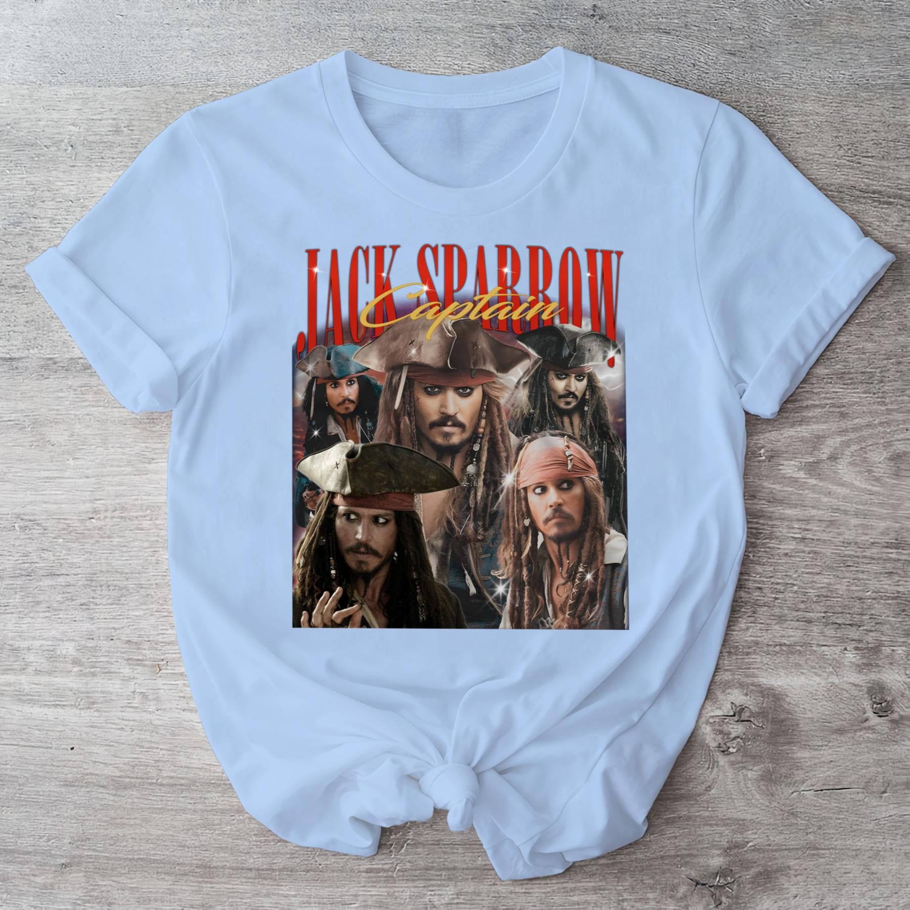 CAPTAIN JACK SPARROW Vintage Shirt Jack Sparrow Homage Tshirt Jack ...