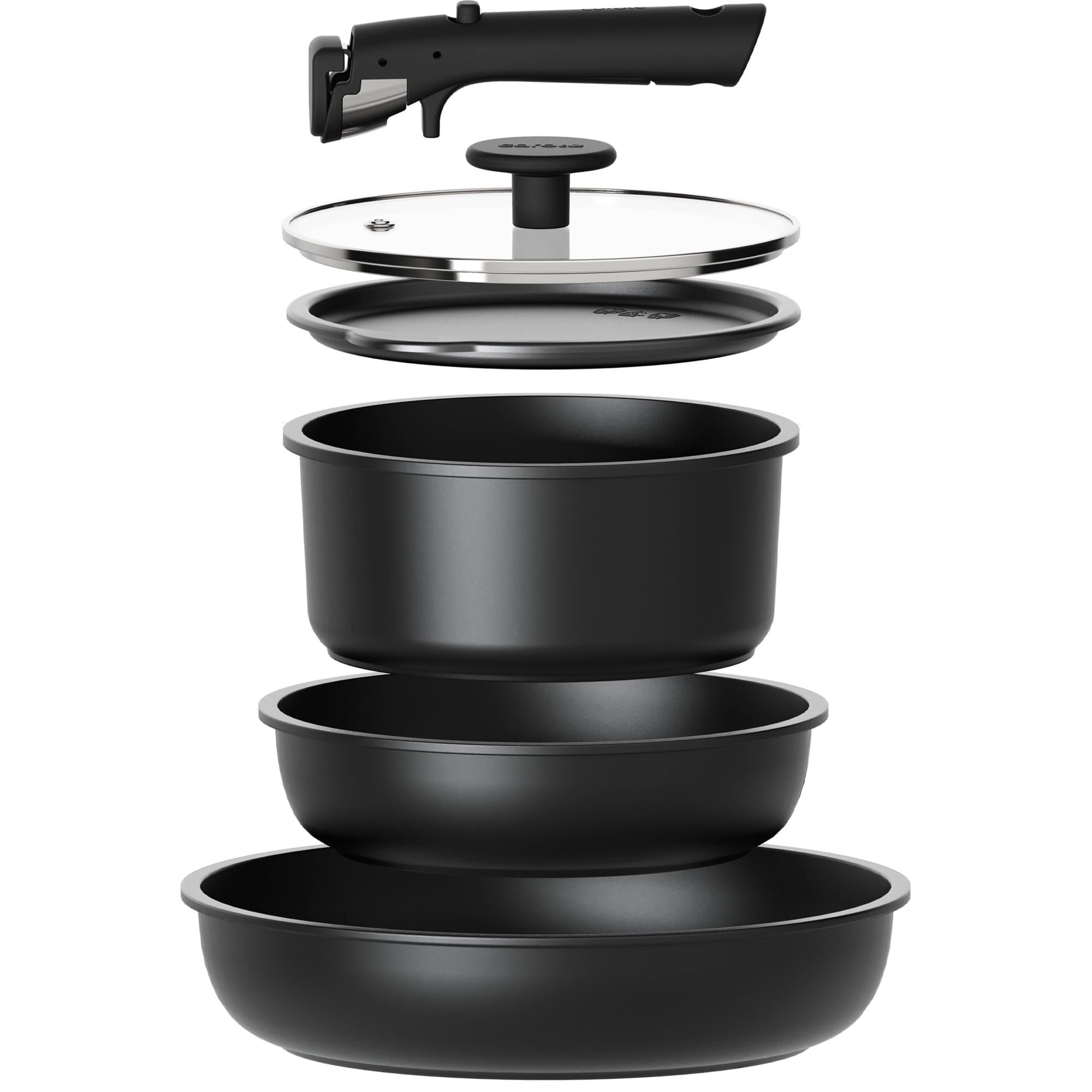 Brandclub - Carote Nonstick Detachable Pots and Pans Set, 6 Pieces ...